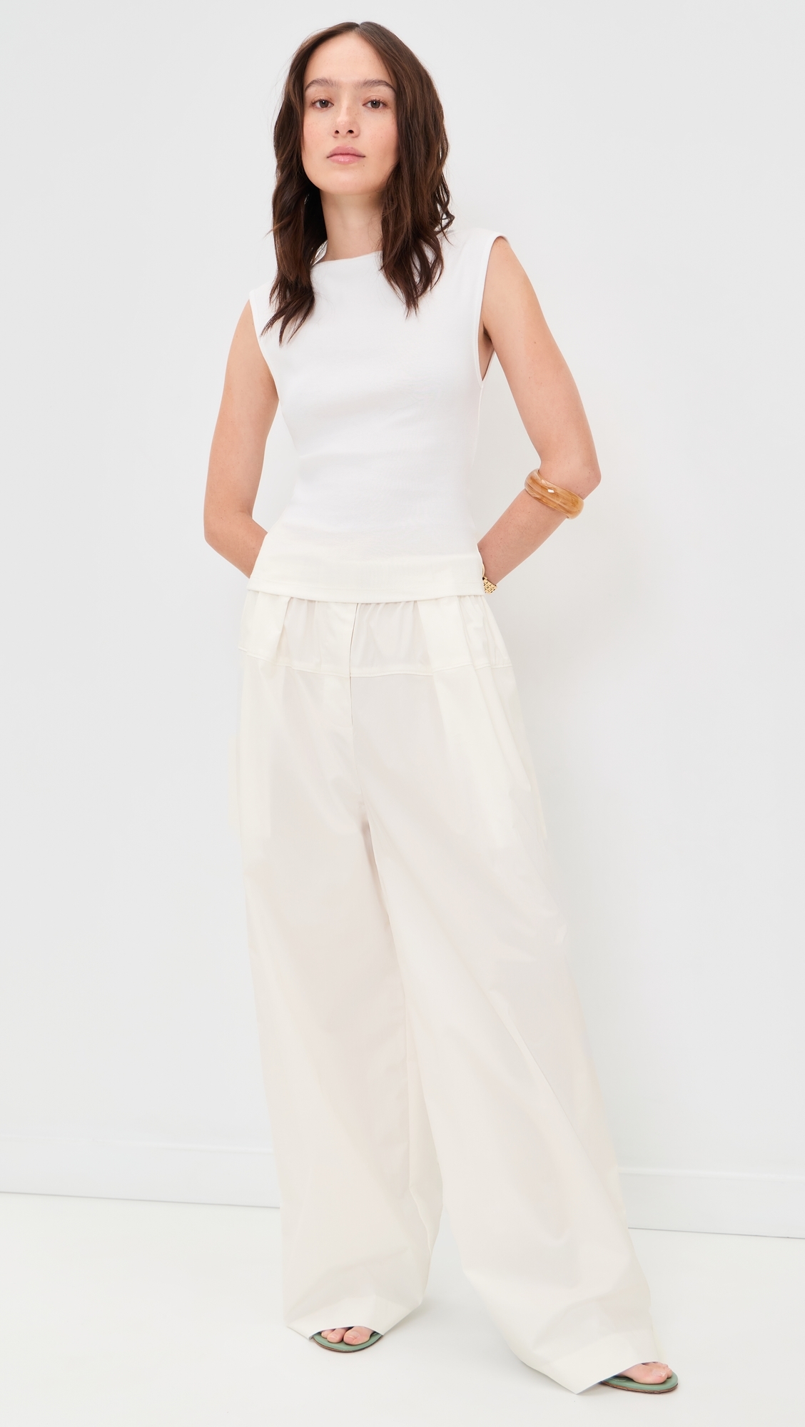 ST. AGNI Relaxed Pleat Trousers
